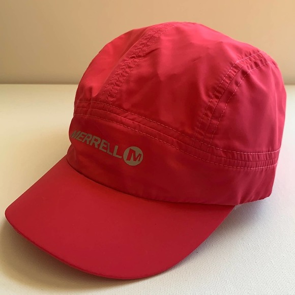 Merrell | Accessories | Merrell Pink Reflective Logo 5 Panel Cycling ...
